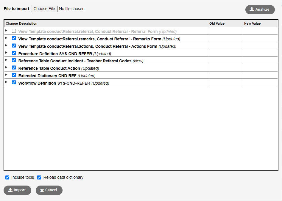 Import and Export Workflows