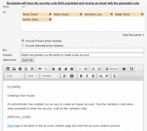 Set Up Security Codes